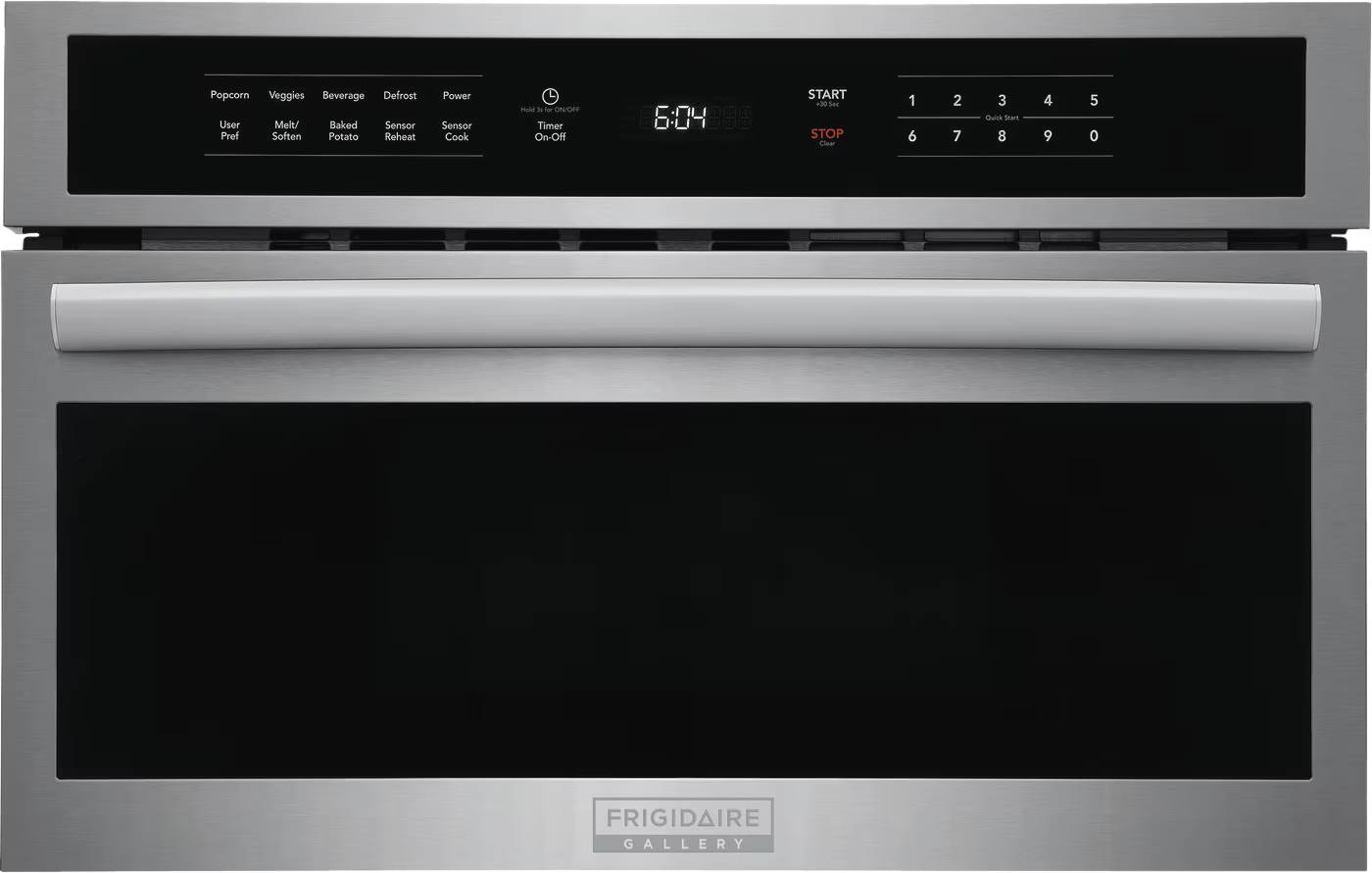 Frigidaire 30" Built-In Microwave, Drop-Down Door, Stainless Steel ...