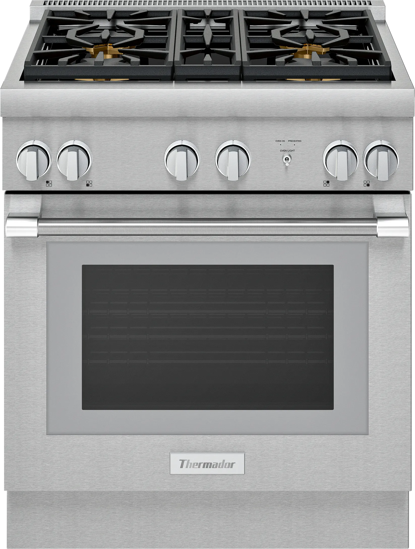 Thermador 30" Gas Range, Continuous Grates, Stainless Steel – PRG304WH