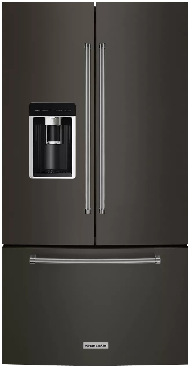 KITCHENAID 36" Counter-Depth French Door Fridge, PrintShield – KRFC704FBS
