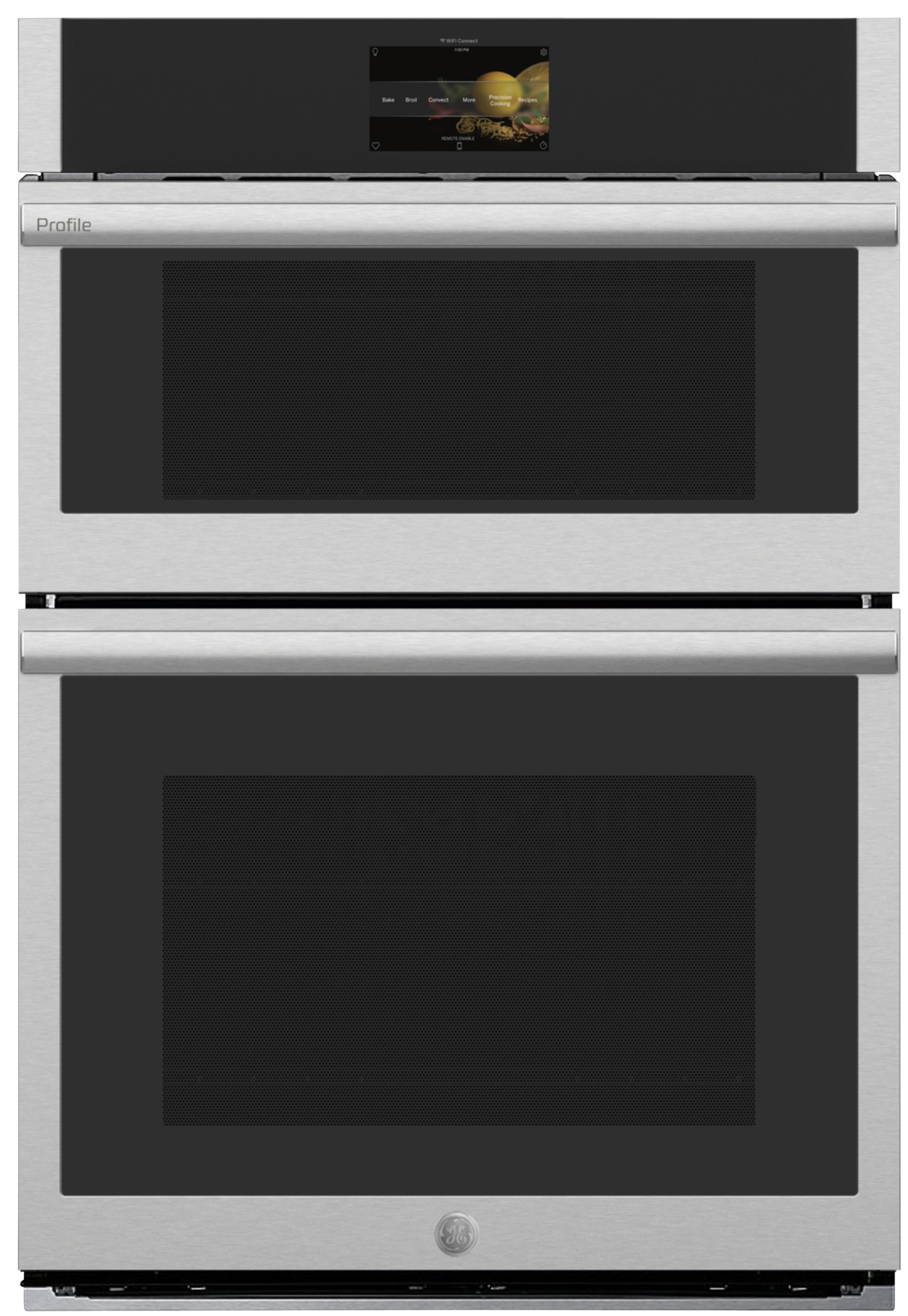 GE Profile 30" Double Wall Oven, Convection, Air Fry, Self-Clean ...