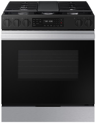 Samsung 6.0 cu. ft. Smart Gas Range, Convection, Air Fry – NSG6DG8300SR
