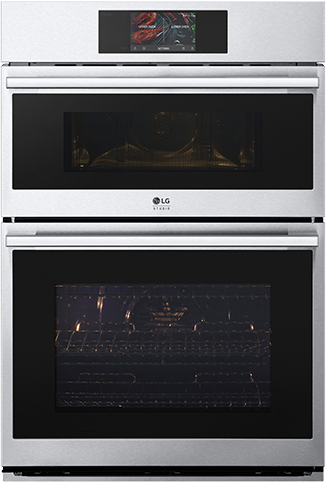 LG STUDIO 30" Smart Double Wall Oven, Instaview, Air Fry – WCES6428F
