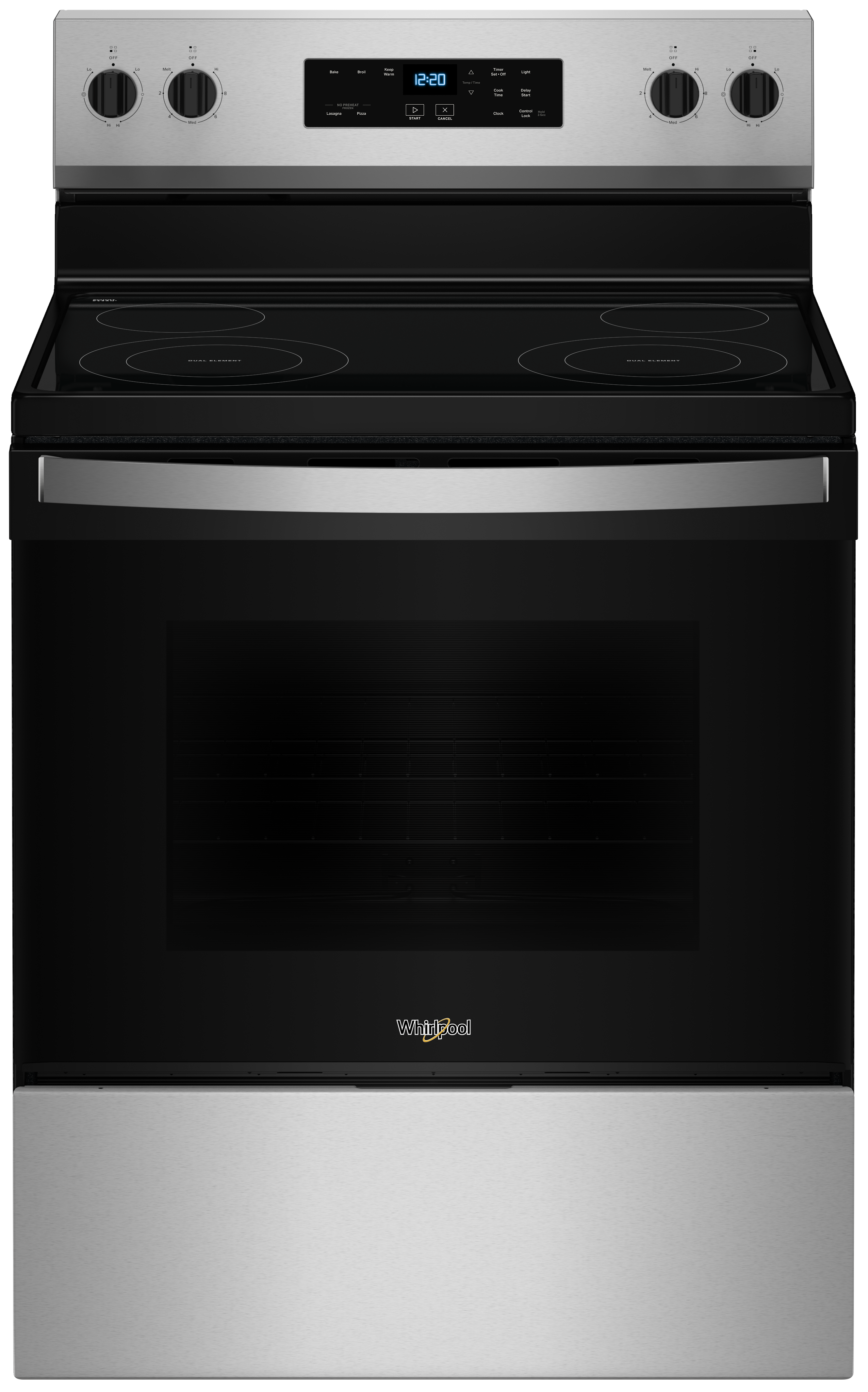 WHIRLPOOL 30-inch Electric Range with No Preheat Mode, 4 Elements, 5.3 ...