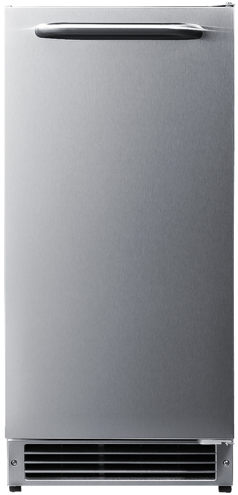 SUMMIT 15" Built-In Ice Maker, 22 lbs Storage, Drain-Free – BIM26H32