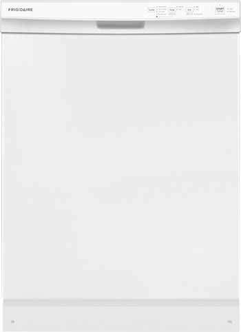 FRIGIDAIRE 24" Front Control Built-In Tall Tub Dishwasher with 4-cycles ...