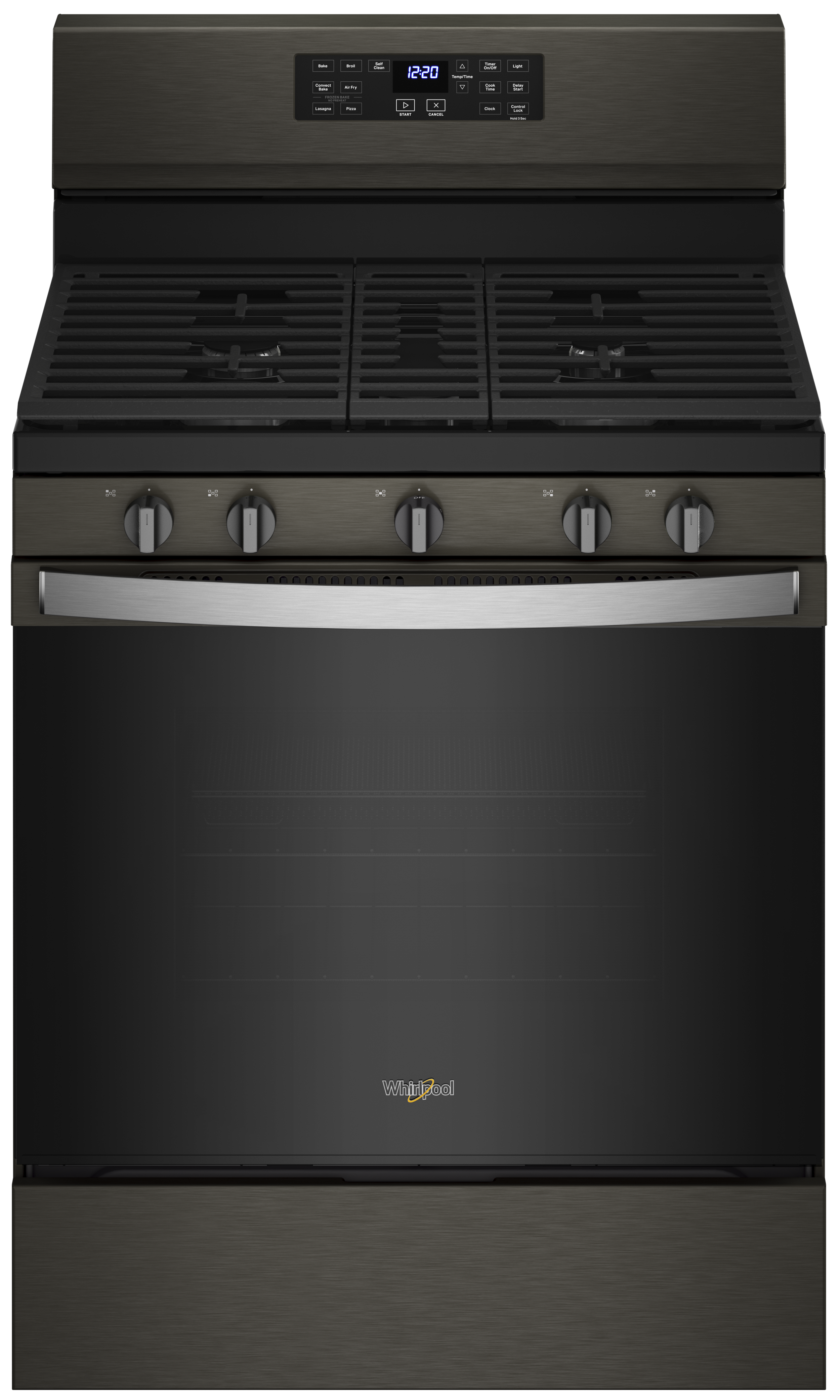 Whirlpool 30" Gas Range, 5 Burners, Convection, Air Fry – WFG550S0LV