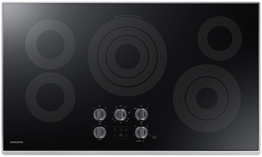 Samsung 36" Smart Electric Stovetop, Rapid Boil, Simmer/Melt – NZ36K6430RS